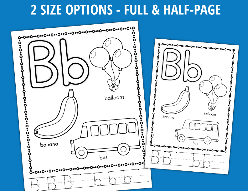 Alphabet Coloring and Activity Pages – Early Learning Ideas