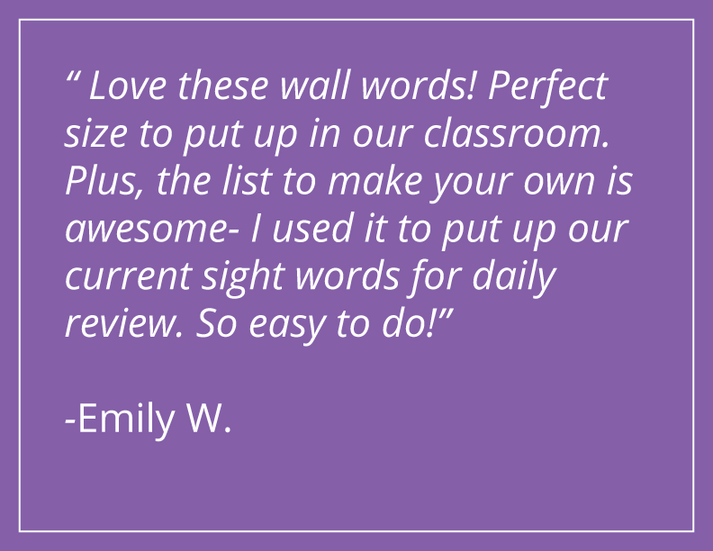 Word Wall & Alphabet Headers for Early Childhood – Early Learning Ideas