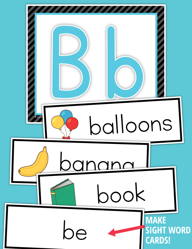 Word Wall & Alphabet Headers for Early Childhood – Early Learning Ideas
