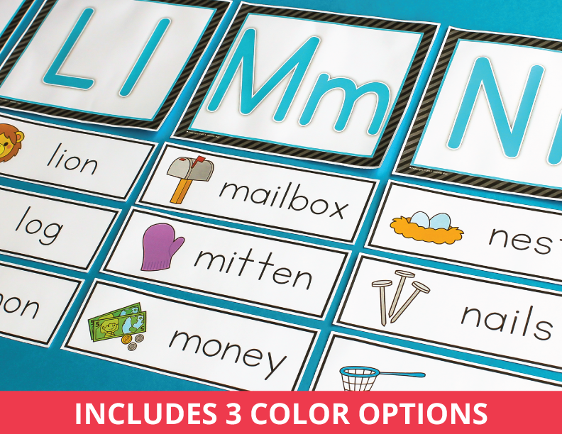 Word Wall & Alphabet Headers for Early Childhood – Early Learning Ideas