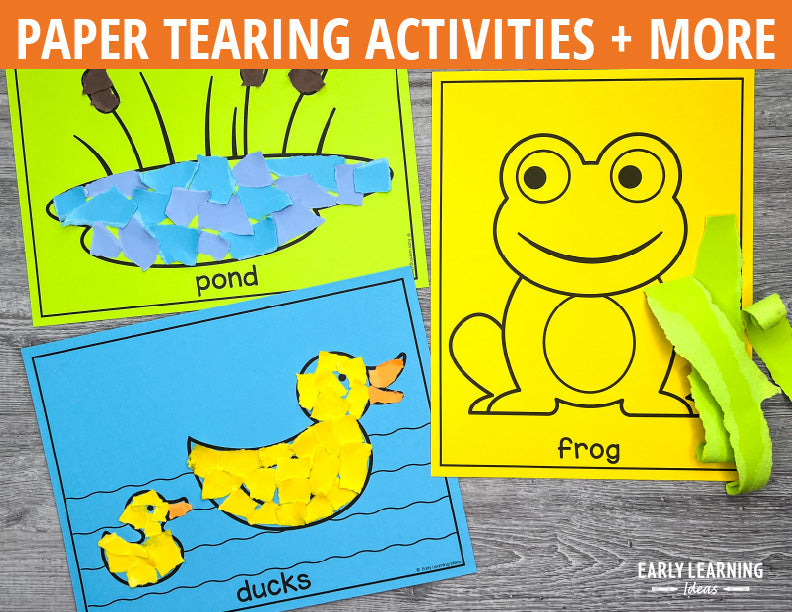 April & Spring Fine Motor Activities – Early Learning Ideas