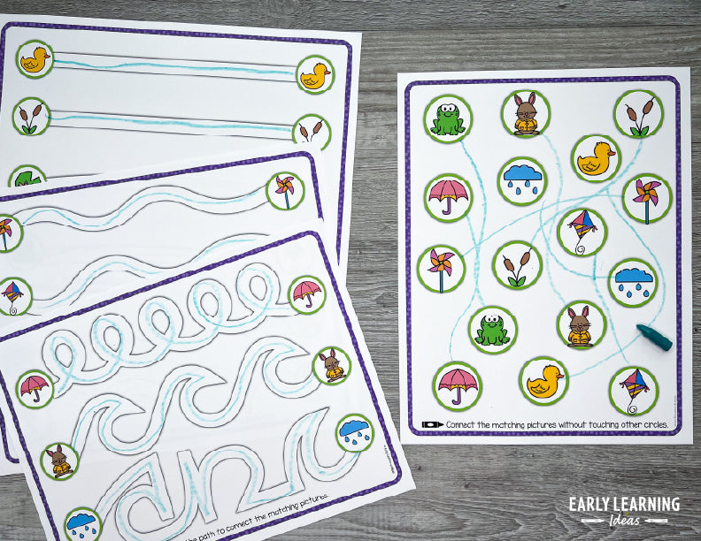 April & Spring Fine Motor Activities – Early Learning Ideas