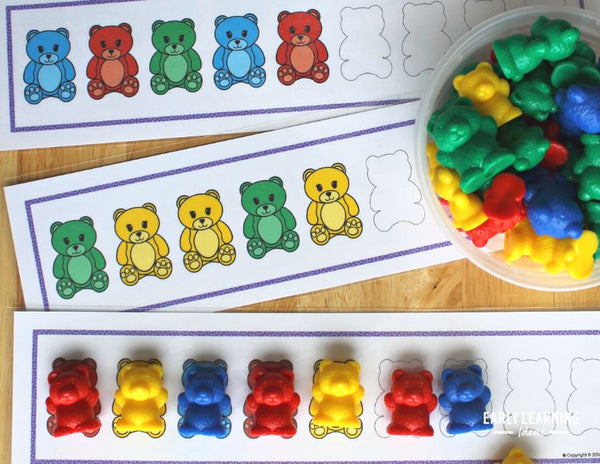 Bear Patterning Activities – Early Learning Ideas