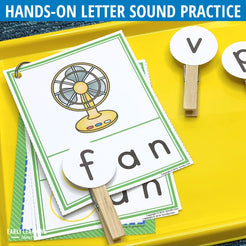 CVC Beginning Sound Clip Cards – Early Learning Ideas