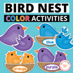 Bird Color Sorting Activity – Early Learning Ideas