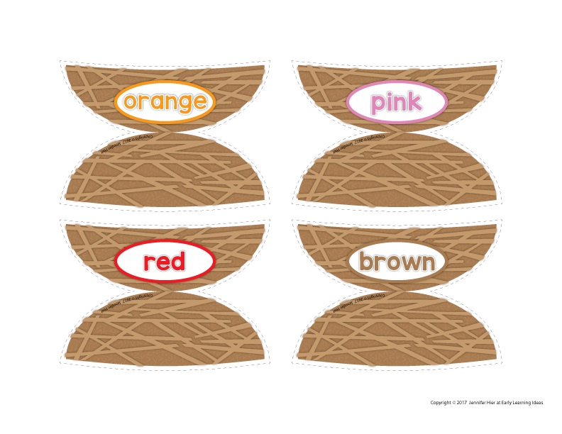 Bird Color Sorting Activity – Early Learning Ideas