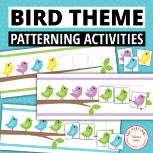 Bird Patterning Activity – Early Learning Ideas