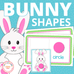 Bunny Shape Sorting Activity – Early Learning Ideas