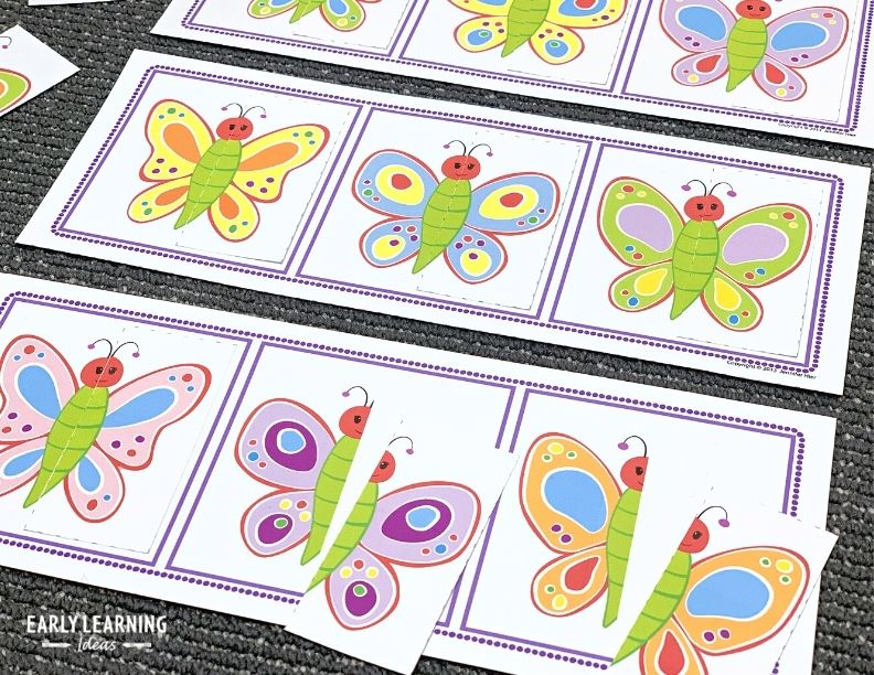 Butterfly Matching Activities – Early Learning Ideas