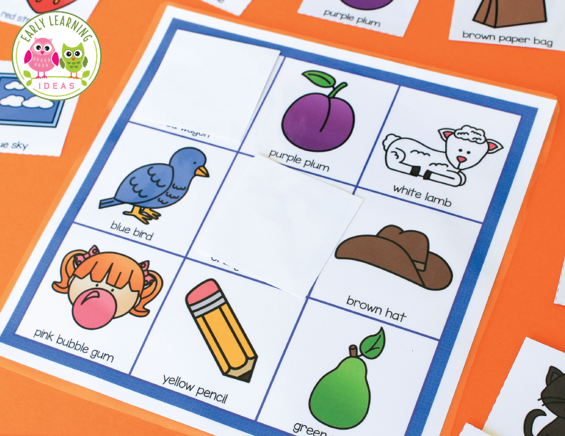 Color Lotto Game and Sorting Activity – Early Learning Ideas