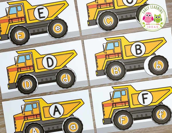 Construction Theme Alphabet & Beginning Sound Activity – Early Learning ...