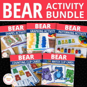 Bear Activity Bundle – Early Learning Ideas