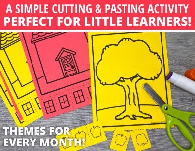Seasonal Easy Cut and Paste Activities – Early Learning Ideas