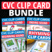 CVC Word Family Clip Card Bundle – Early Learning Ideas