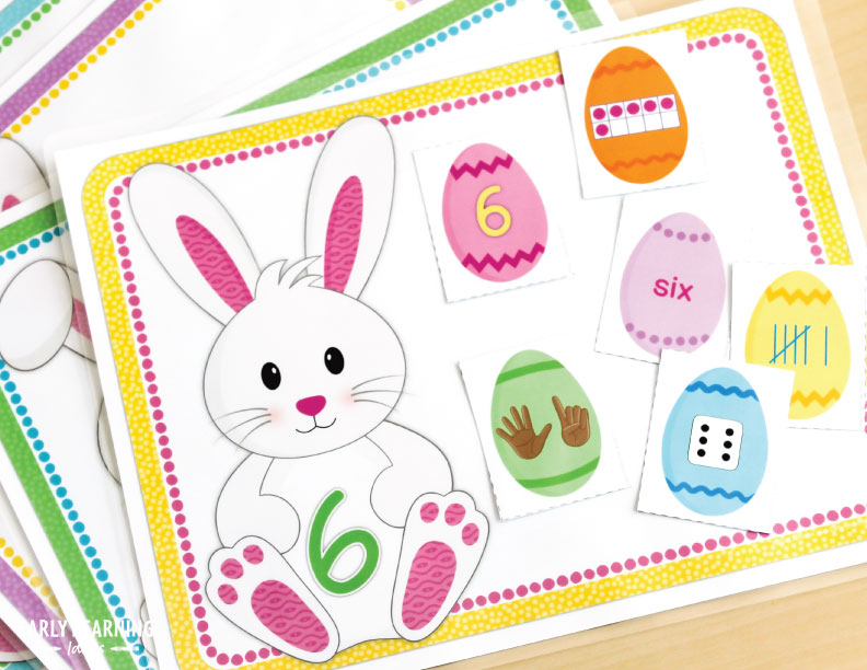 Bunny 1-10 Number and Counting Activities – Early Learning Ideas
