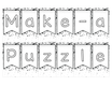 Editable Name Practice Puzzles - Celebration Banners – Early Learning Ideas