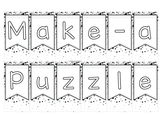 Editable Name Practice Puzzles - Celebration Banners – Early Learning Ideas