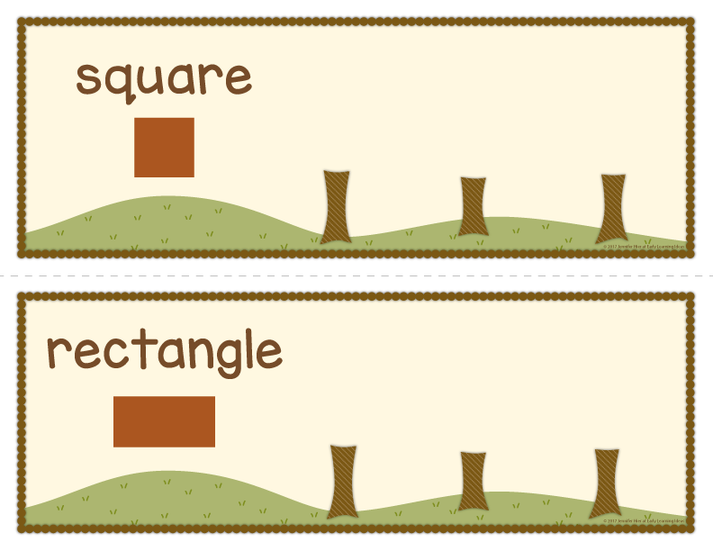Fall Trees Shape and Size Sorting Activity – Early Learning Ideas