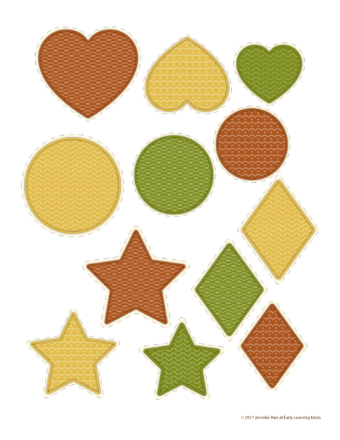 Fall Trees Shape and Size Sorting Activity – Early Learning Ideas