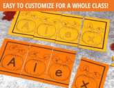 Name Activities – Early Learning Ideas