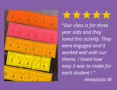 Editable Name Practice Puzzles - Pumpkin Patch Name Puzzles – Early ...