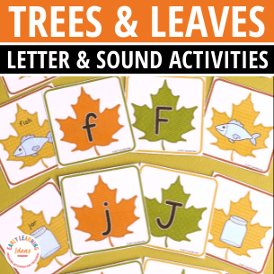 Fall Leaves Alphabet & Beginning Sound Activty – Early Learning Ideas