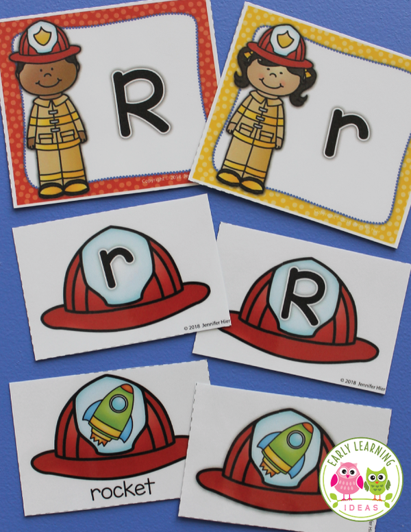 Firefighter Alphabet & Beginning Sound Activity – Early Learning Ideas