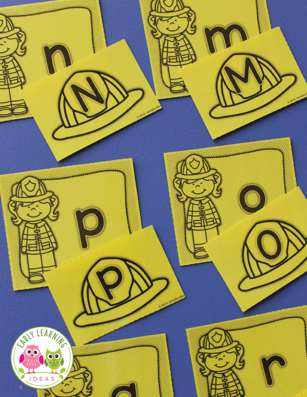 Firefighter Alphabet & Beginning Sound Activity – Early Learning Ideas