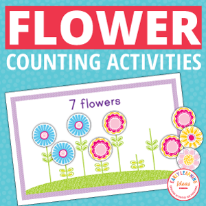 Flower 1-10 Counting Activities – Early Learning Ideas