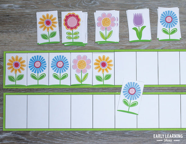 Flower Patterning Activity – Early Learning Ideas