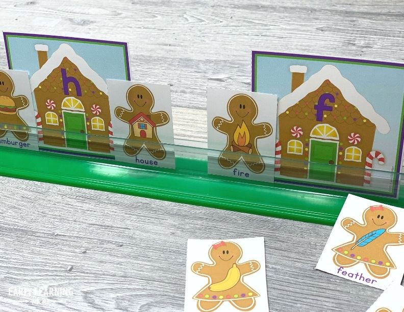 Gingerbread Alphabet & Beginning Sound Activity – Early Learning Ideas
