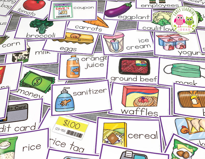 Grocery Store Dramatic Play Printables – Early Learning Ideas