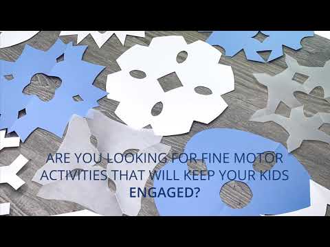 Snowflake Cutting Patterns for Winter Scissor Skills & Fine Motor Prac ...