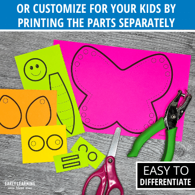 Insects Fine Motor Craft Activities – Early Learning Ideas