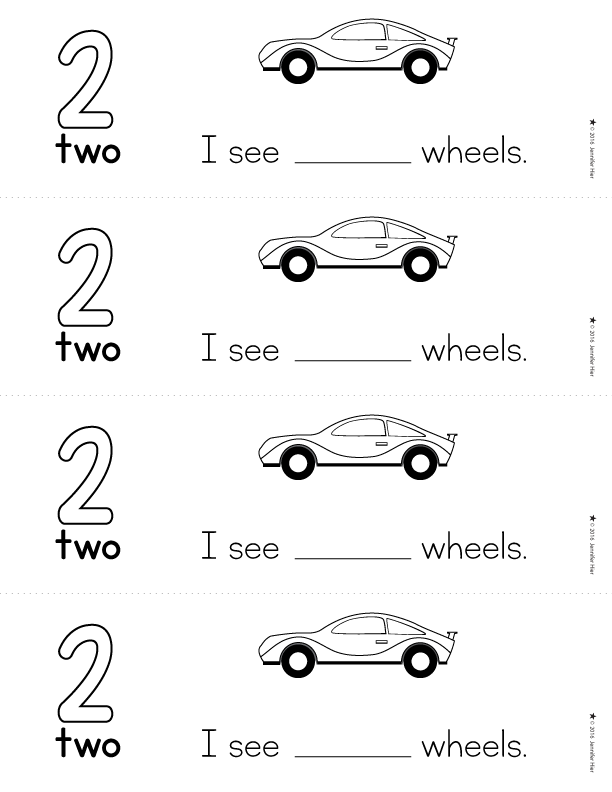 Counting 1-10 Interactive Hole Punch Book – Early Learning Ideas