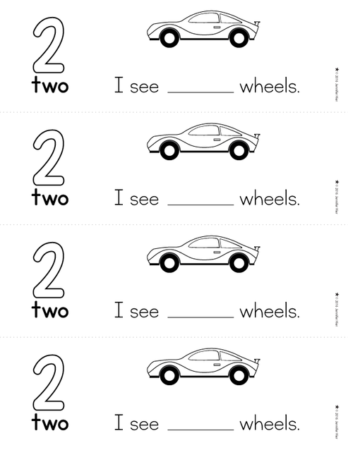 Counting 1-10 Interactive Hole Punch Book – Early Learning Ideas