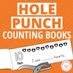 Counting 1-10 Interactive Hole Punch Book – Early Learning Ideas