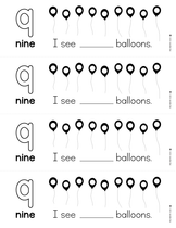 Counting 1-10 Interactive Hole Punch Book – Early Learning Ideas