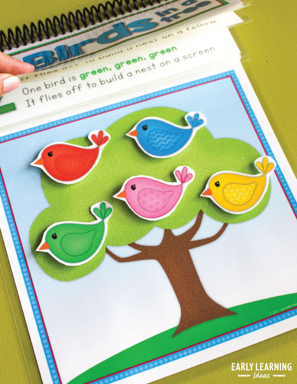 Bird Interactive Counting Book – Early Learning Ideas