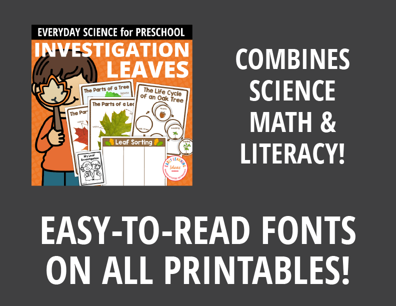 Leaf Investigation Activities – Early Learning Ideas