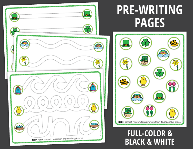 March Fine Motor Activities & St Patrick's Day Fine Motor Crafts ...