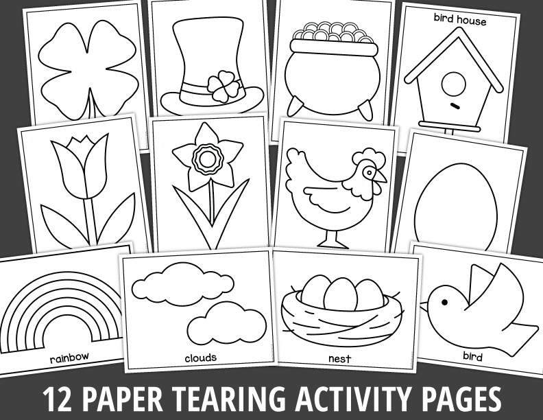 March Fine Motor Activities & St Patrick's Day Fine Motor Crafts ...