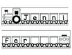 Editable Name Practice Puzzles - Train Name Puzzles – Early Learning Ideas