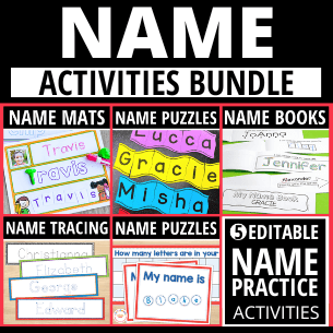Name Activities Bundle – Early Learning Ideas