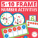 Counting & Number Activities with a Ten Frame – Early Learning Ideas