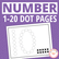 Number Dot Activity Sheets for 0-20 – Early Learning Ideas