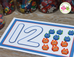 Number Playdough Mats & Loose Parts Mats 1-20 – Early Learning Ideas