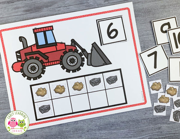 Counting and Number Mats for the Year – Early Learning Ideas