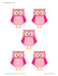 Owl Color Match & Size Sorting Activity – Early Learning Ideas
