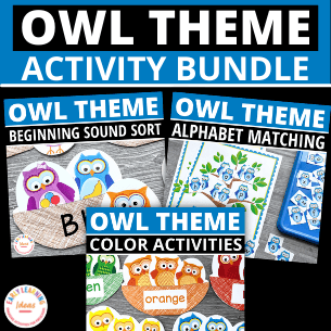 Owl Activities Bundle – Early Learning Ideas